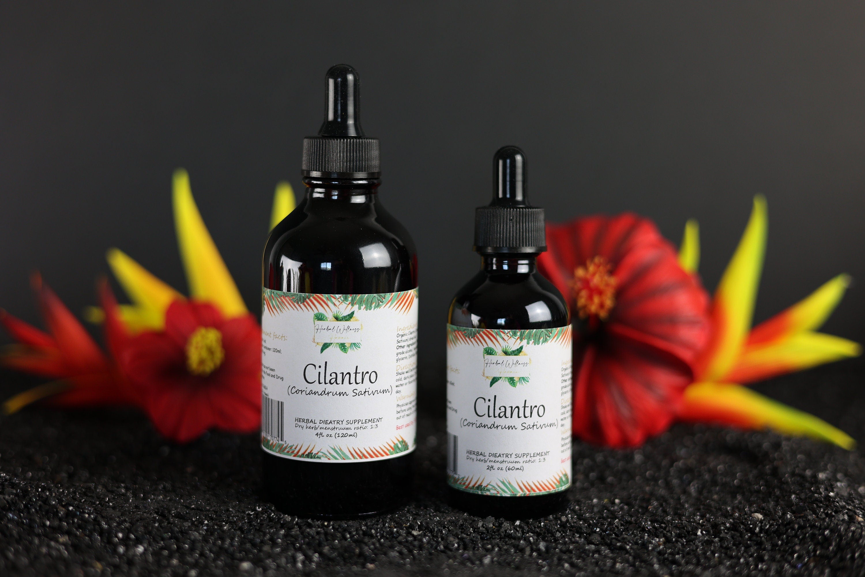Cilantro Alcohol-Based (Coriandrum Sativum) Dried Leaf Liquid Extract ...